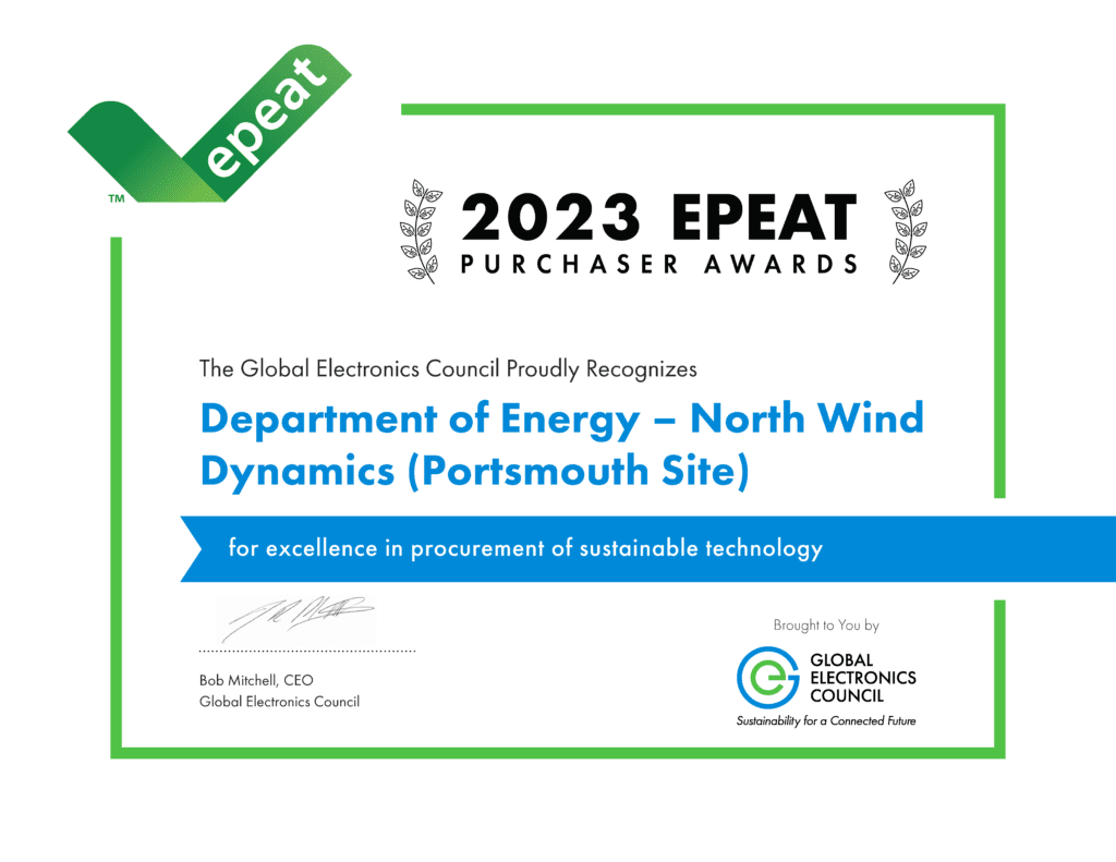 DOE Portsmouth Site Recognized as a Leader in Sustainable Electronics ...